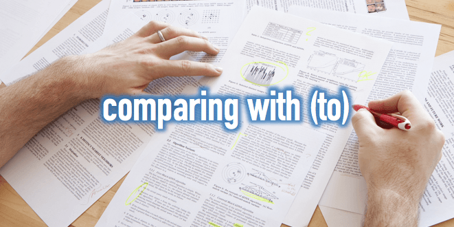 comparing with (to)的使用方法 | 化学空间 Chem-Station
