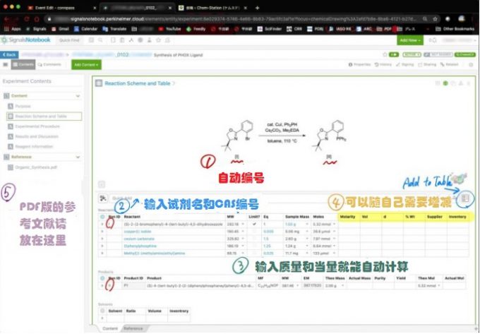 为你介绍电子实验记录本Signals Notebook ① | 化学空间 Chem-Station