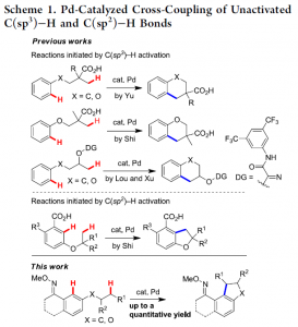 Org. Lett.： 钯催化的非活化C(sp3)-H键与C(sp2)-H键之间的分子内交叉偶联反应 | 化学空间 Chem-Station