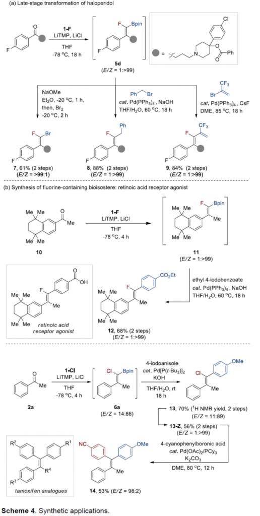 Angew：立体选择性Boron-Wittig反应方法学研究 | 化学空间 Chem-Station