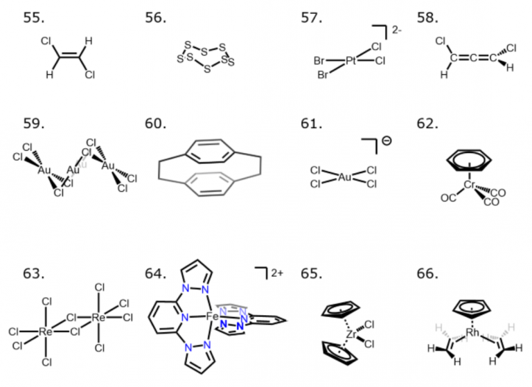 分子点群归属100道练习题 | 化学空间 Chem-Station
