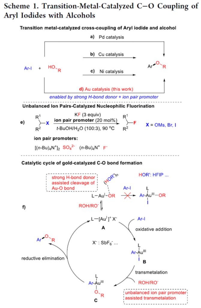 ACS Catal. ：金催化的C-O交叉偶联反应方法学研究 | 化学空间 Chem-Station