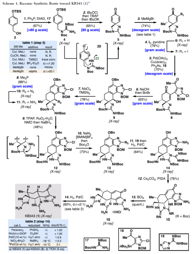 JACS：(+)-KB343的对映选择性全合成研究 | 化学空间 Chem-Station