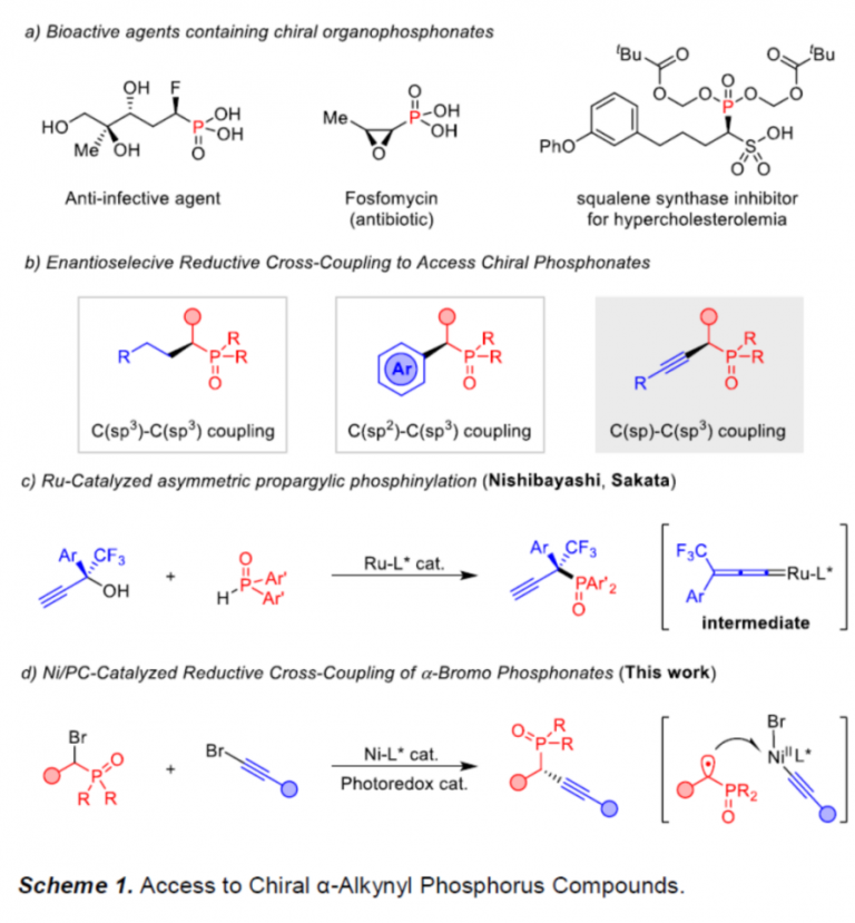 Angew：对映汇聚式还原C(sp)-C(sp3)偶联反应方法学研究 | 化学空间 Chem-Station
