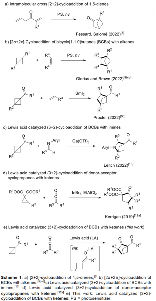 Angew：Lewis酸催化的形式(3+2)-环加成反应方法学研究 | 化学空间 Chem-Station