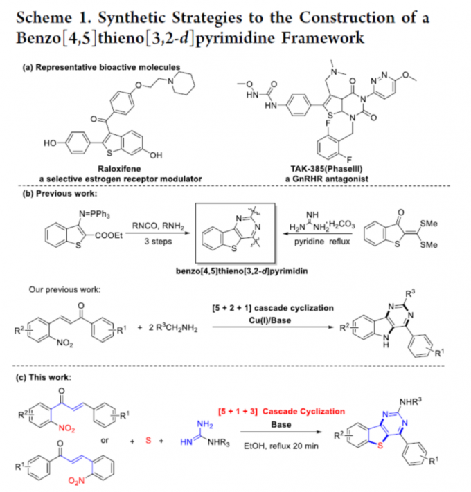 Org. Lett.：碱促进的[5+1+3]串联环化反应方法学研究 | 化学空间 Chem-Station