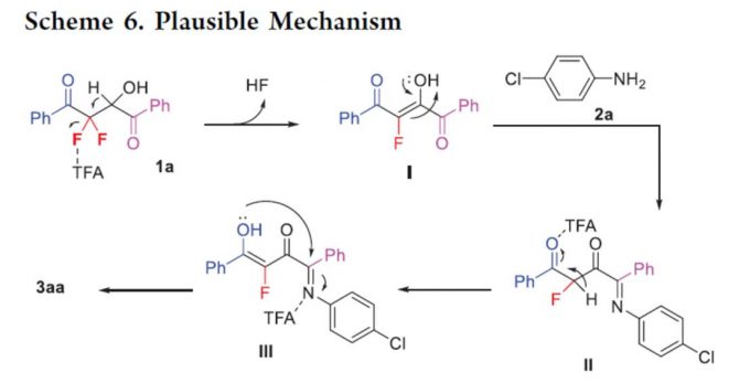 Org. Lett.：TFA-催化Dehydrofluorinative环化反应方法学 | 化学空间 Chem-Station